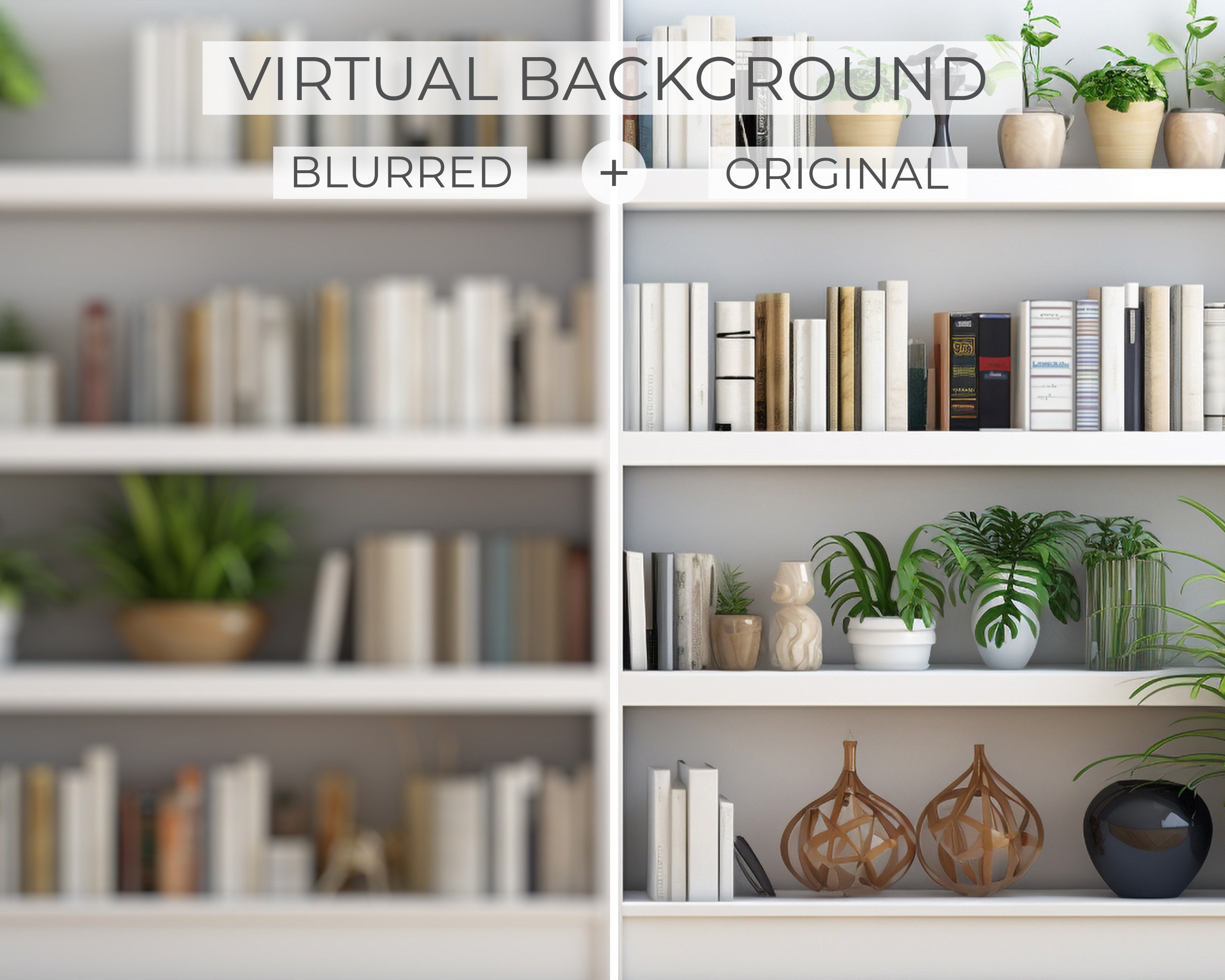 White Bookshelf Zoom Background Zoom Background Home Office Home Office ...