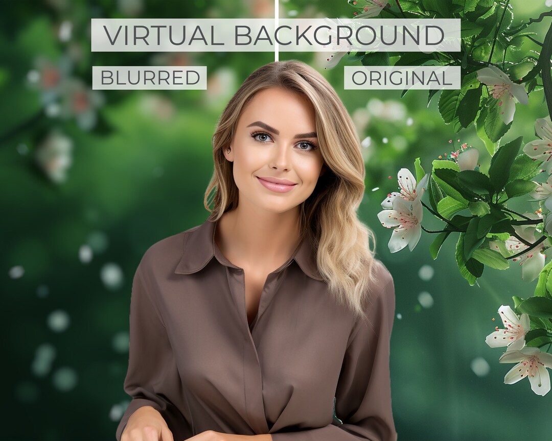 Spring Zoom Background Spring Nature Zoom Background Home Office Home ...