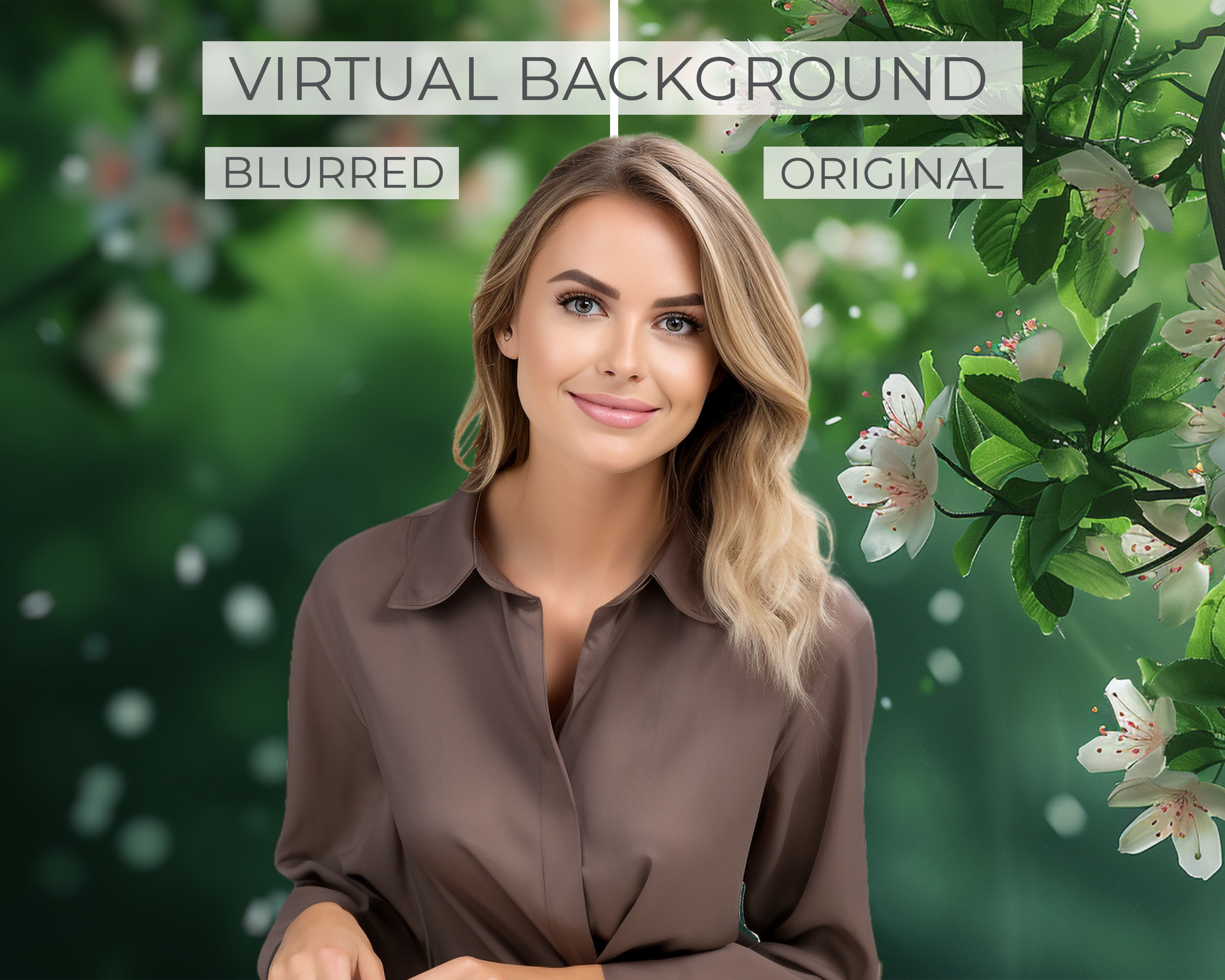 Spring Zoom Background Spring Nature Zoom Background Home Office Home ...