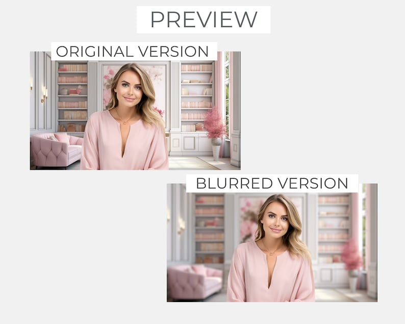 Pink Room Zoom Background Home Office Home Office Zoom - Etsy Australia