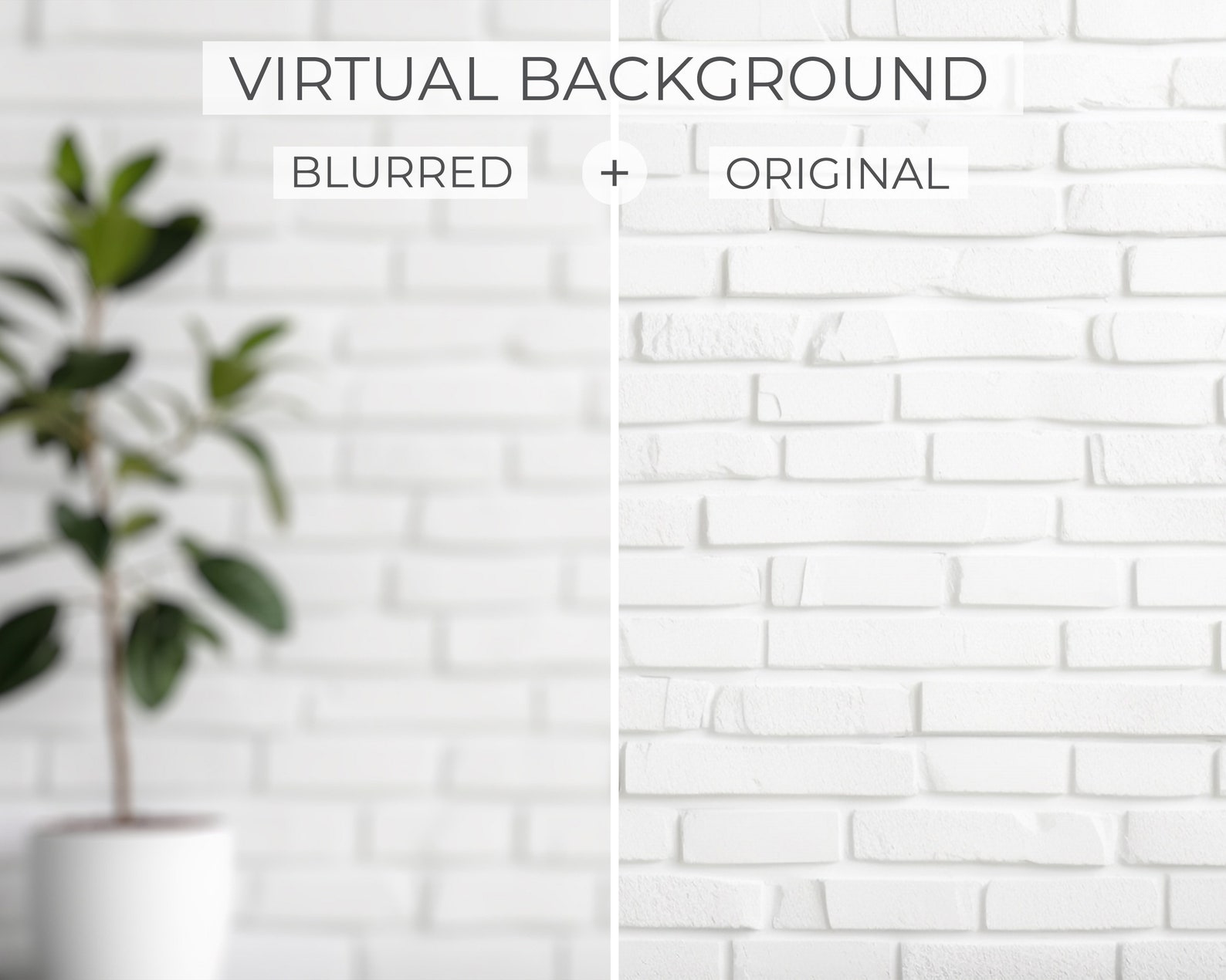 White Brick Wall Zoom Background Zoom Background Home Office Home ...