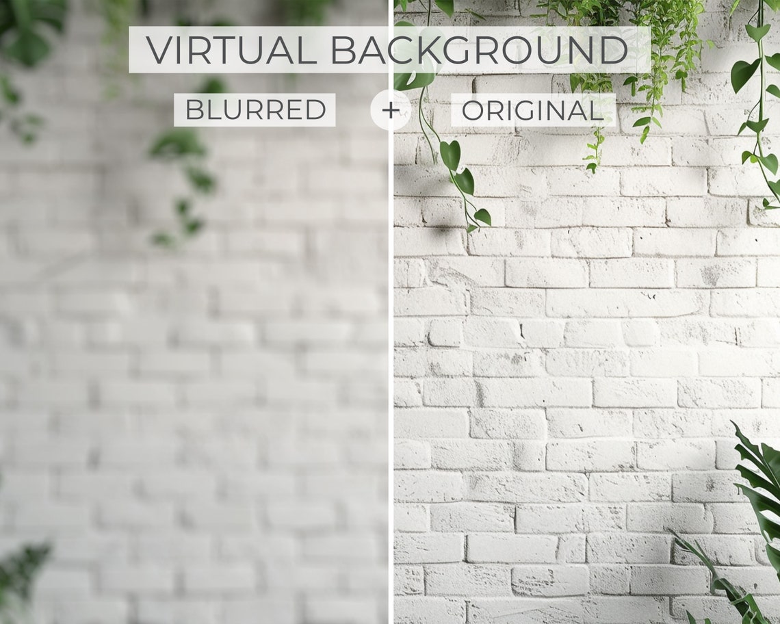 White Brick Wall Zoom Background Zoom Background Home Office Home ...