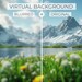 Mountains Zoom Background | Nature Zoom Background Home Office | Home ...