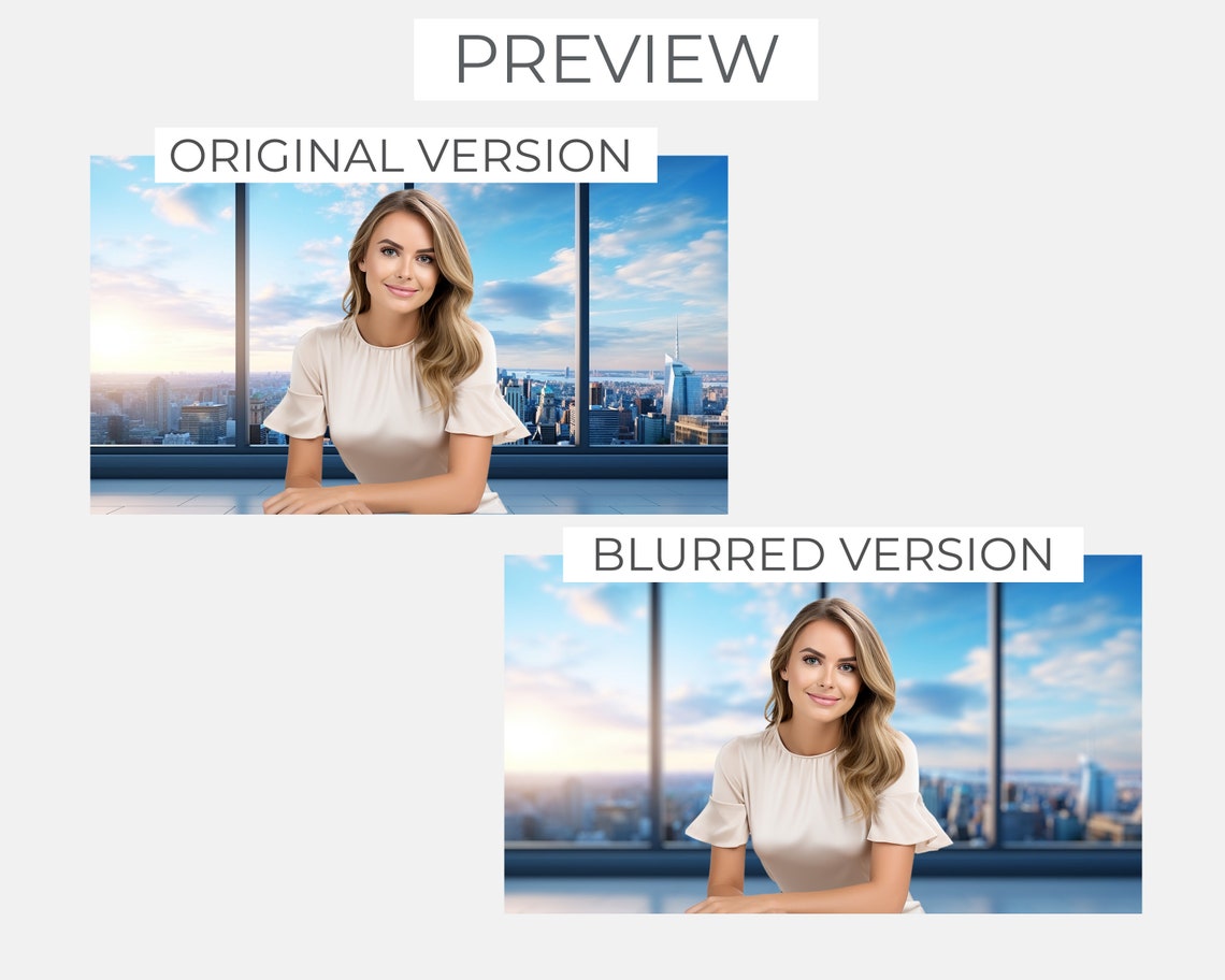 Window City View Zoom Background Office Window City View - Etsy