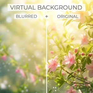Spring Zoom Background | Spring Nature Zoom Background Home Office ...