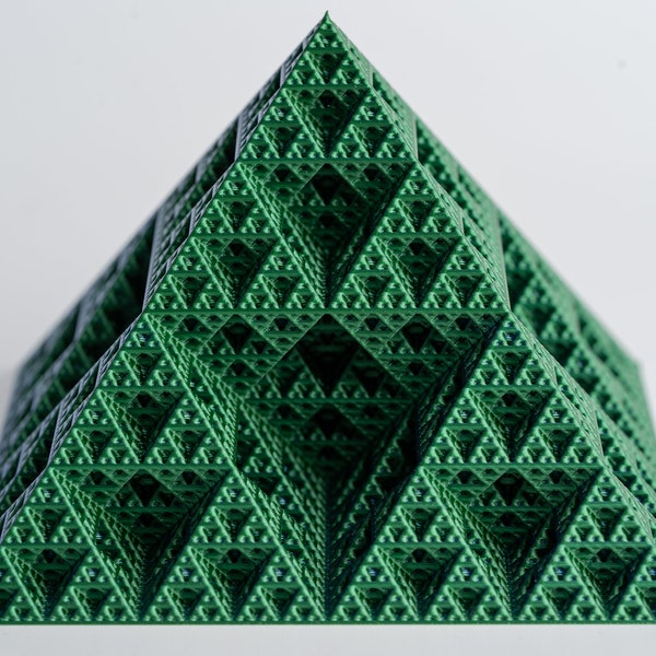 3d Printed Fractal Pyramid - Etsy 3d Printed Fractal Pyramid - Etsy