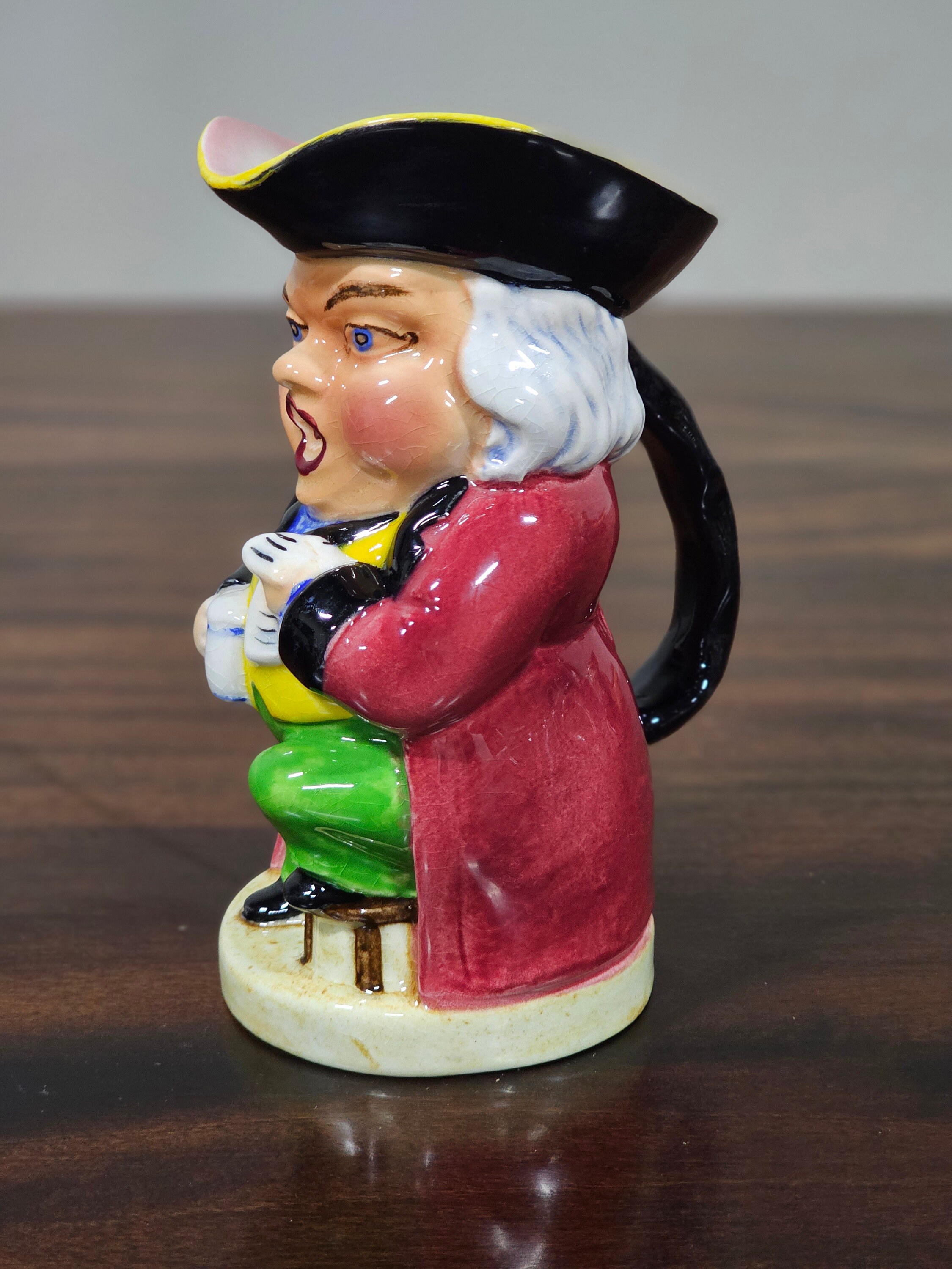 Vintage Toby Character Jug Ale Beer Drinker With Pipe Japan Glazed ...