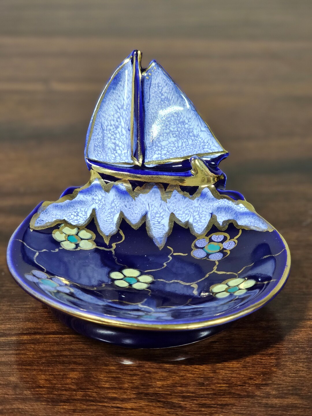 Vintage Gouda Regina Pottery Art Nouveau Plate, Dutch Pottery, Gouda ...