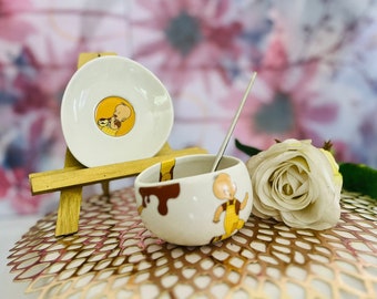 Hug Mug Ceramic Cup and Saucer by Max Brenner Chocolate - Etsy