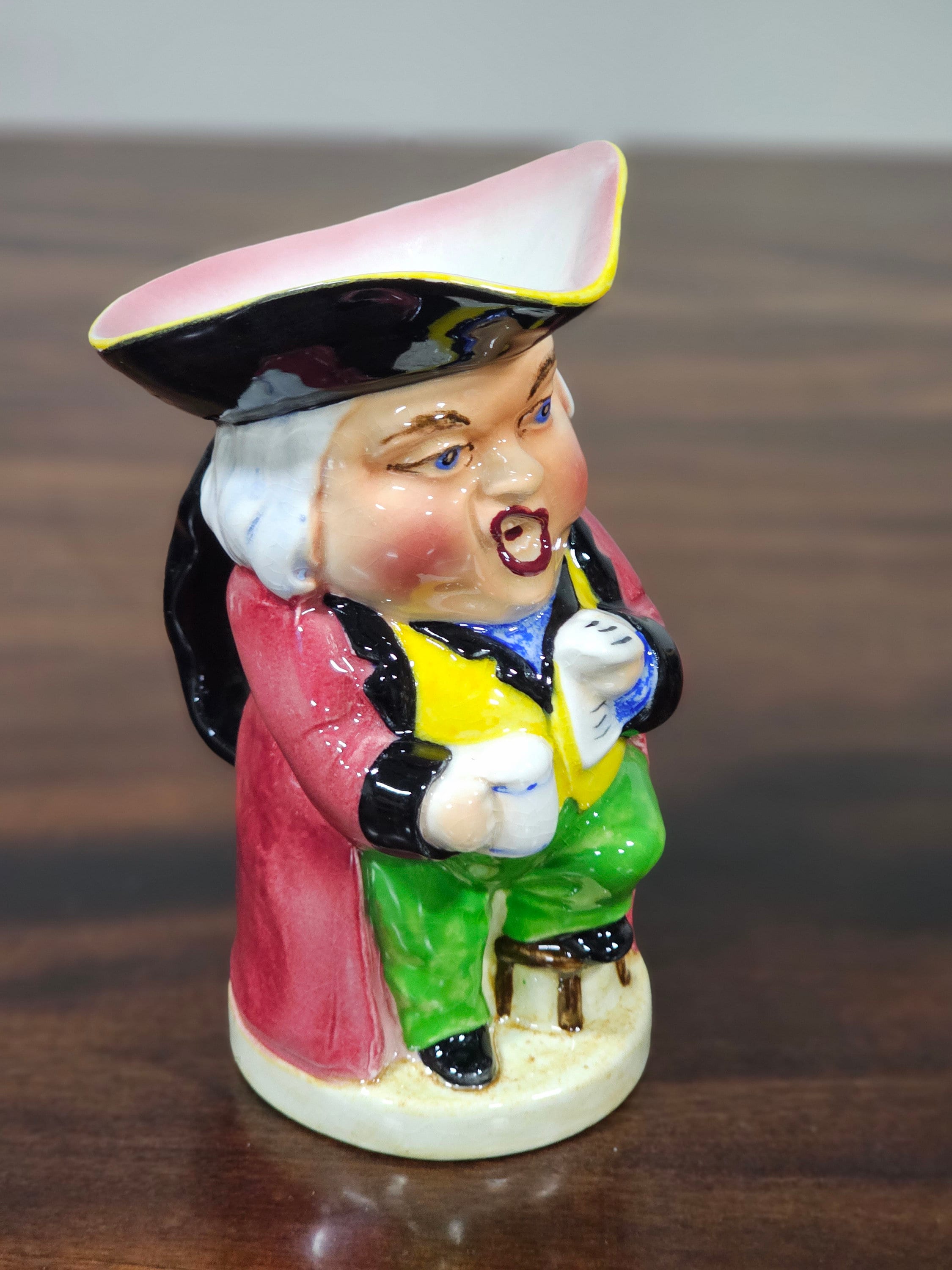 Vintage Toby Character Jug Ale Beer Drinker With Pipe Japan Glazed ...