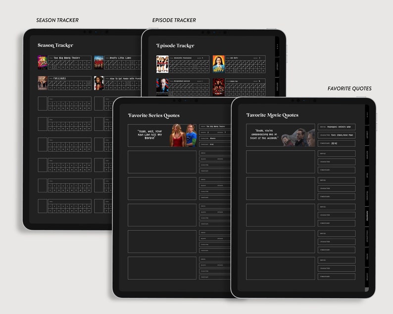 Digital Movie & TV Series Journal DARK MODE | Digital Media Journal ...