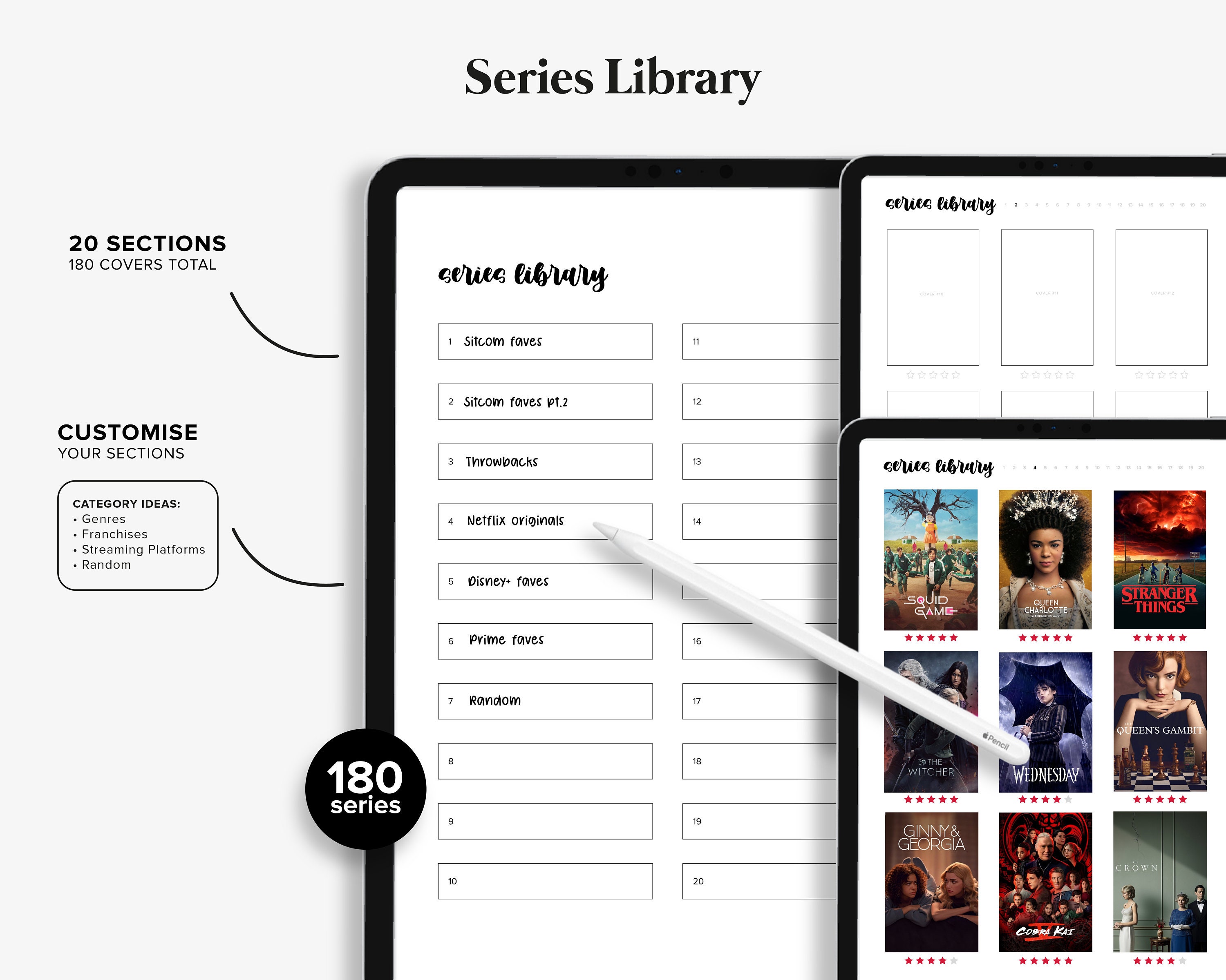 Digital TV Series Journal | Digital TV Show Log | Media Planner ...