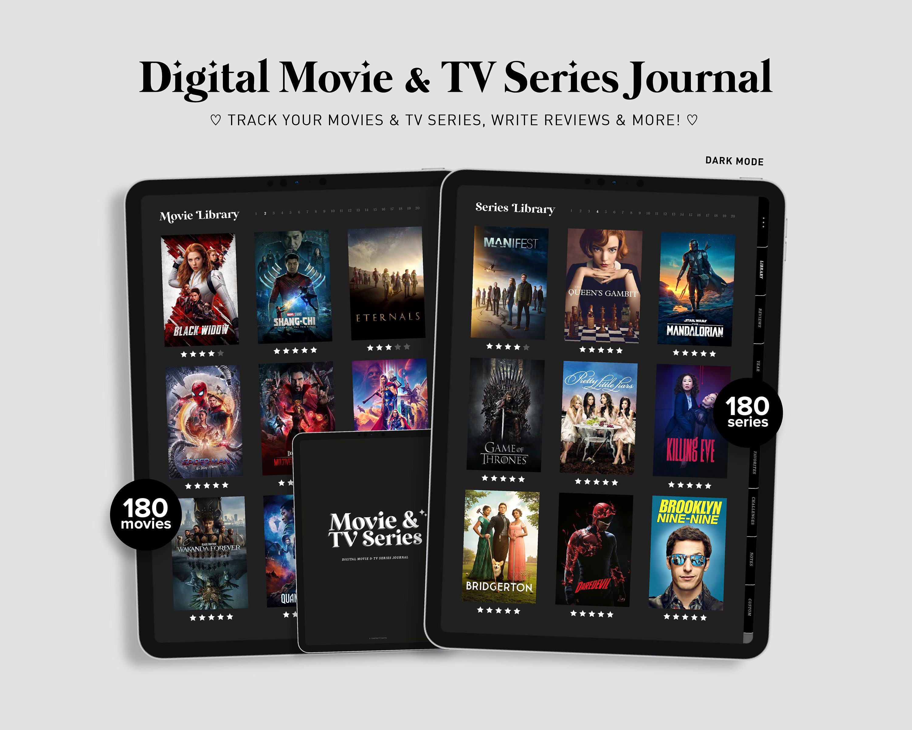 Digital Movie & TV Series Journal DARK MODE | Digital Media Journal ...