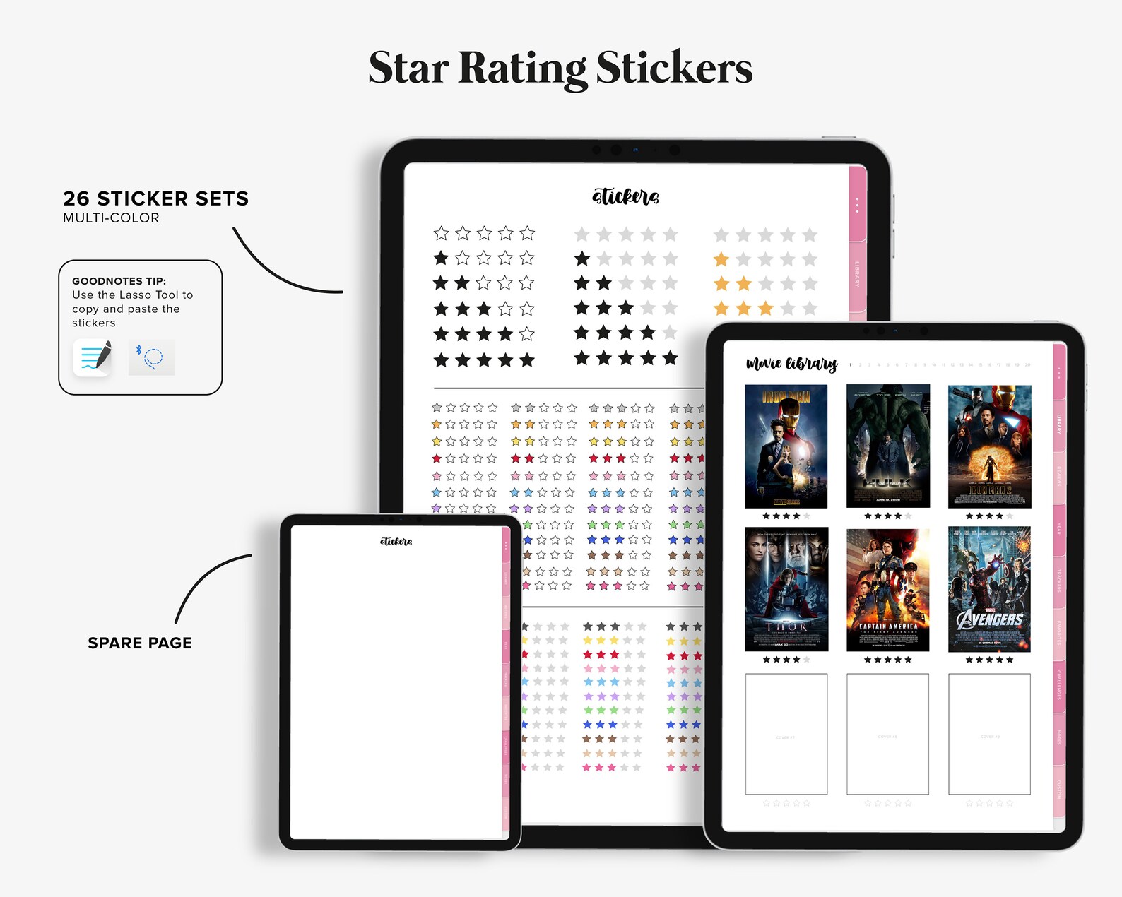 Digital Movie Journal Digital Movie Planner Movie Log Film Planner ...