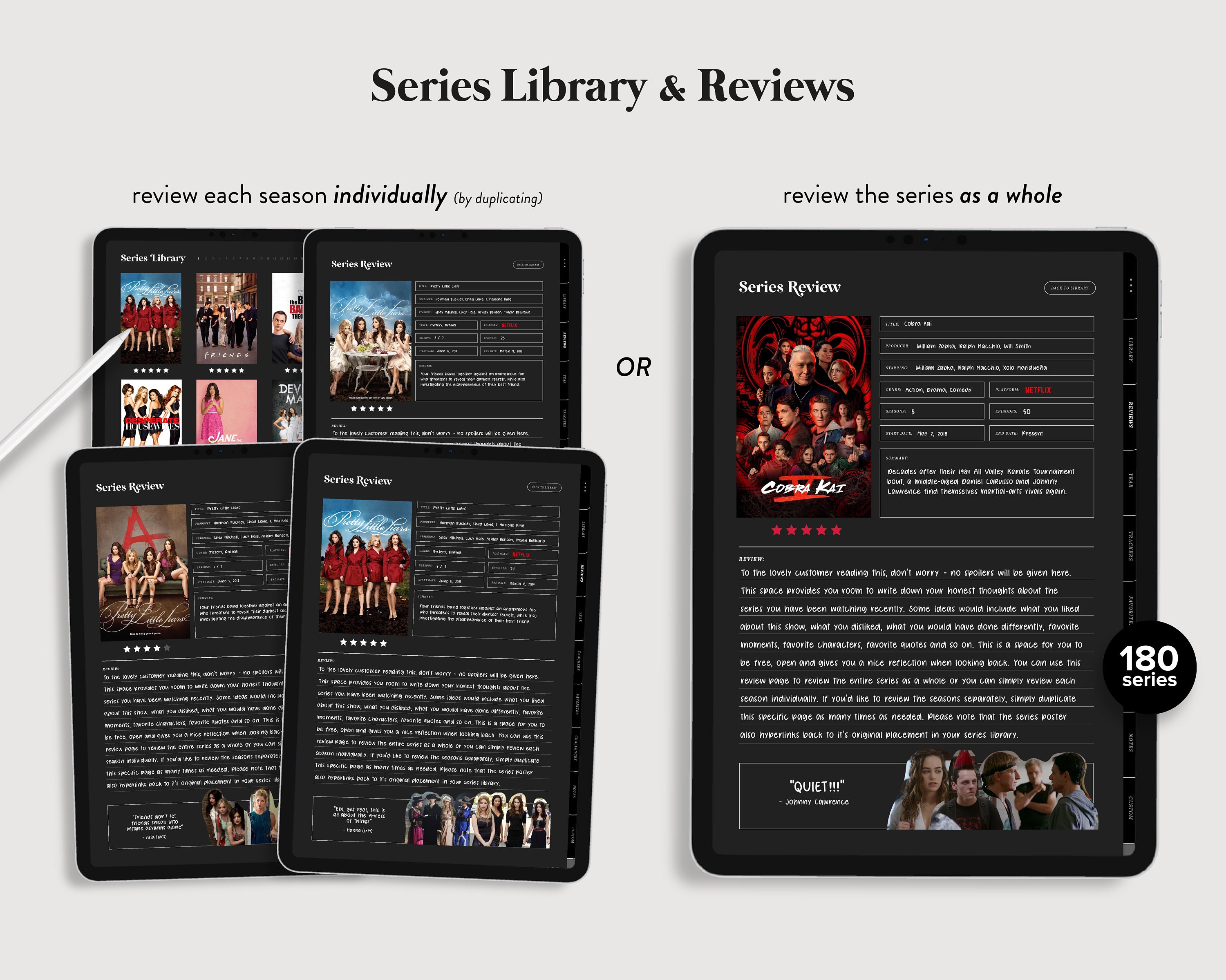 Digital Movie & TV Series Journal DARK MODE | Digital Media Journal ...