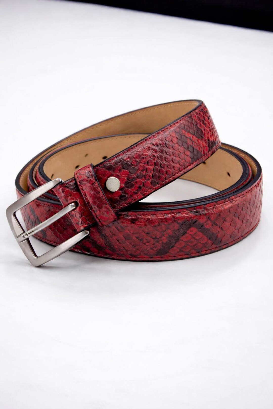 Snake Skin Belt, Real Snake Leather, Handmade, Gift, Unisex, Man, Woman ...