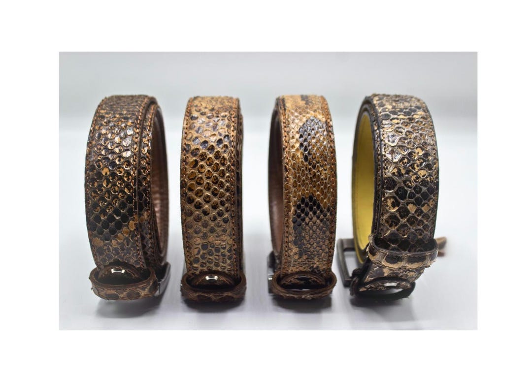 Snake Skin Belt, Real Snake Leather, Handmade, Gift, Unisex, Man, Woman ...