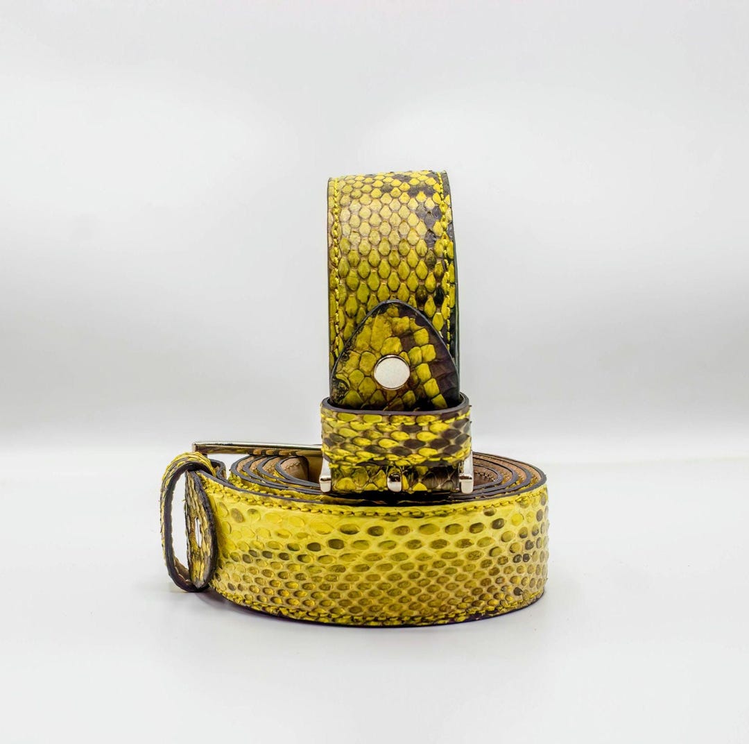 Snake Skin Belt, Real Snake Leather, Handmade, Gift, Unisex, Man, Woman ...