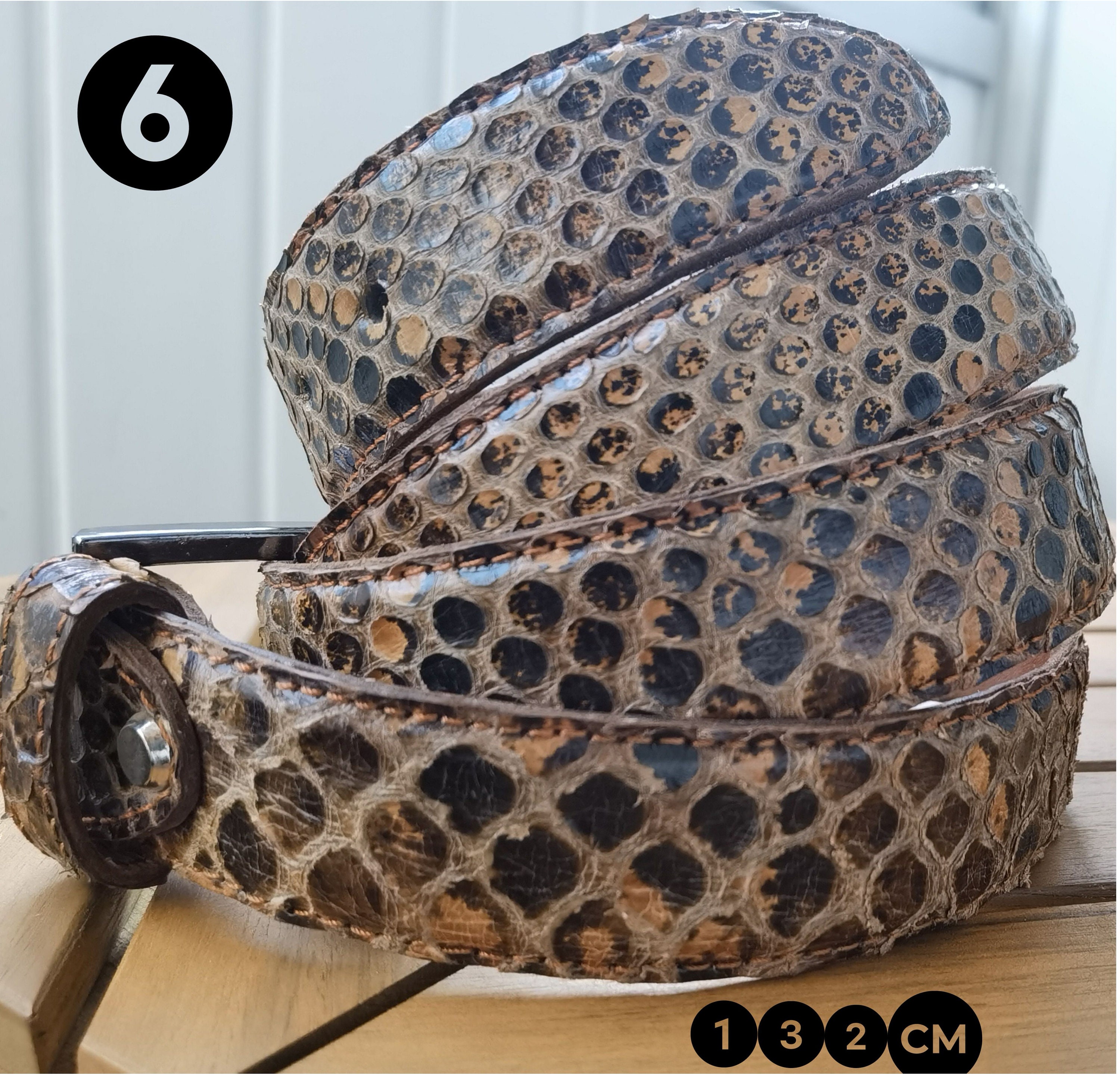 Snake Skin Belt, Real Snake Leather, Handmade, Gift, Unisex, Man, Woman ...