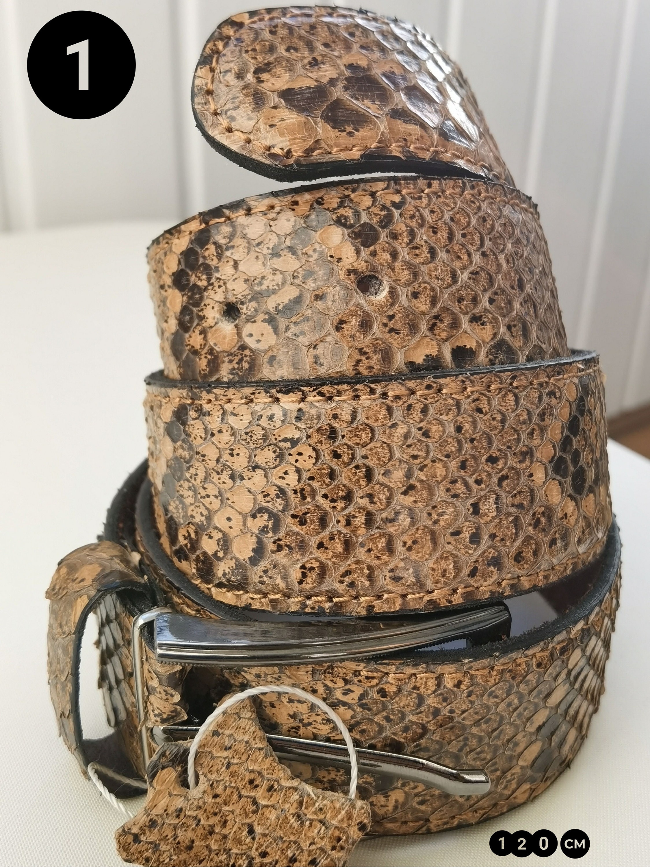 Snake Skin Belt, Real Snake Leather, Handmade, Gift, Unisex, Man, Woman ...