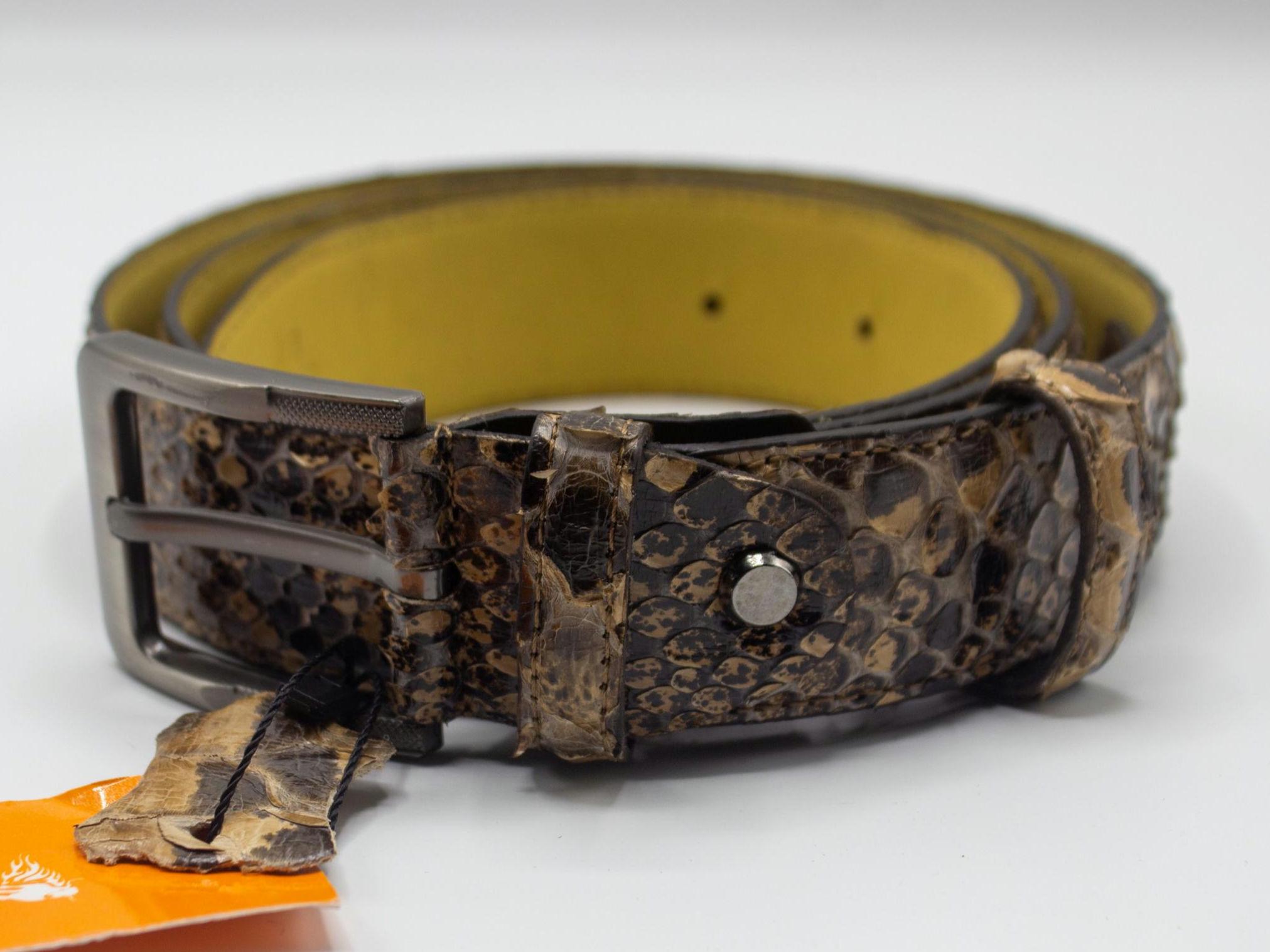 Snake Skin Belt, Real Snake Leather, Handmade, Gift, Unisex, Man, Woman ...