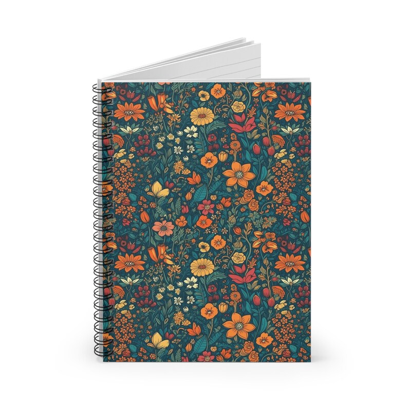 Stylized Orange and Cream Flower Field Pattern Instant Download SVG ...