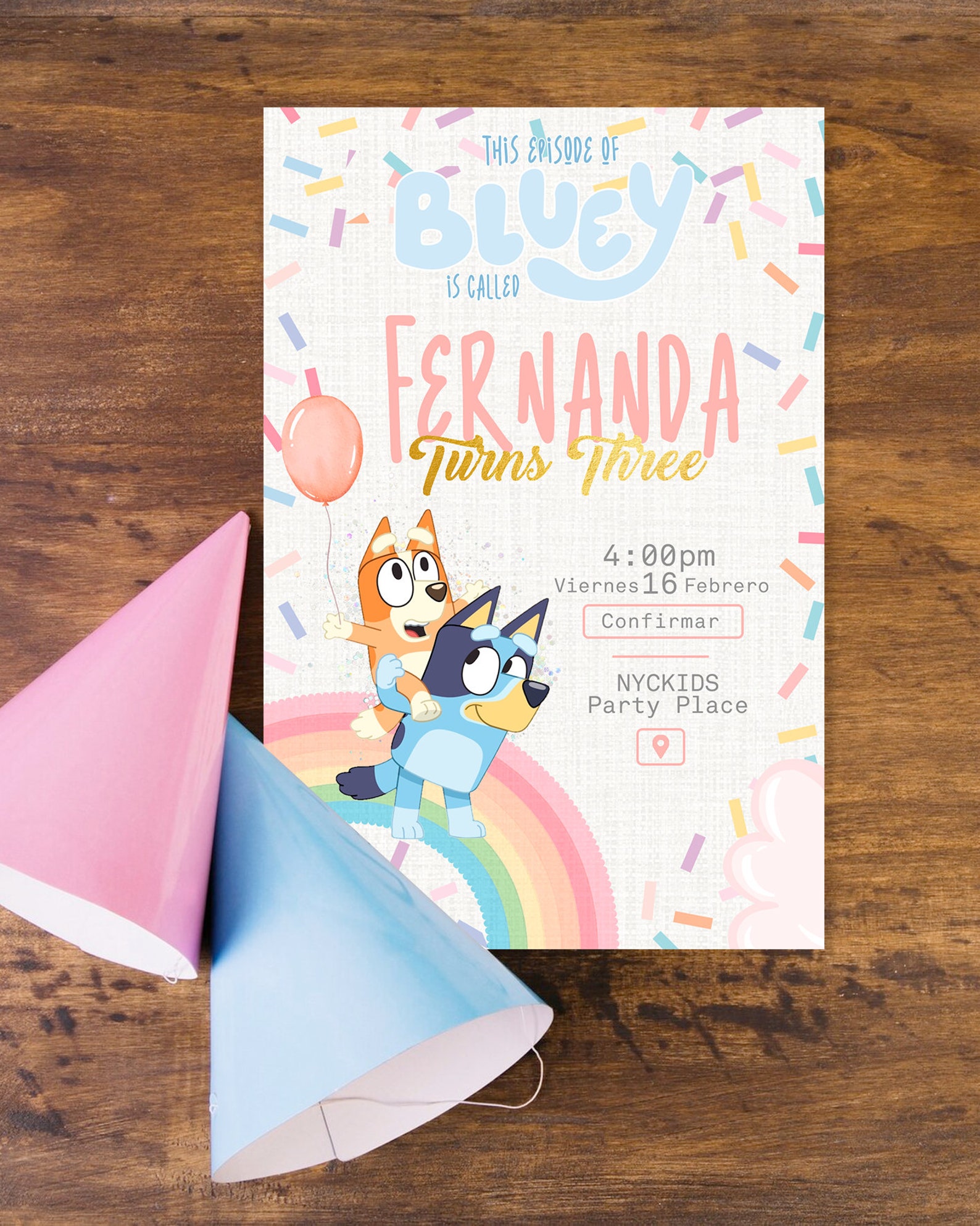 Bluey Invitation - Etsy