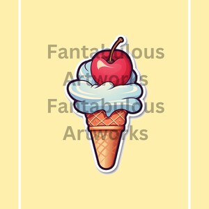 Ice Cream Cones Clipart | Cute Ice Cream Cones Clipart | Cartoon Ice ...