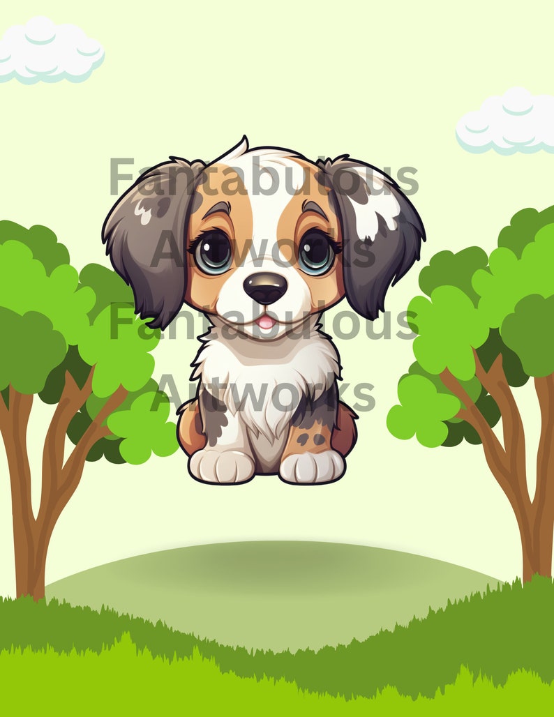 Puppy Clipart | Cute Puppy Clipart | Cartoon Puppy | Clipart for ...