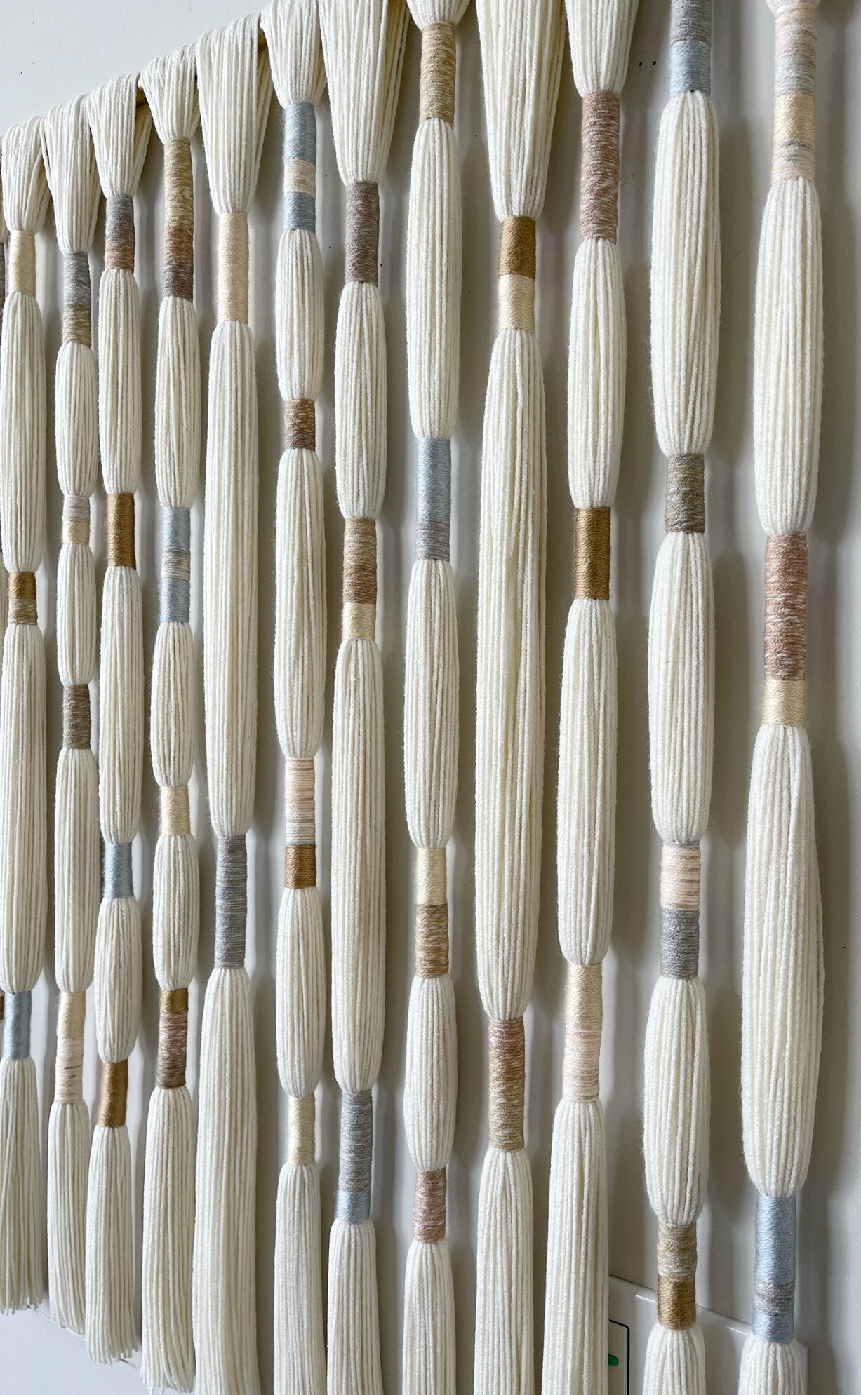 Yarn Hangings Yarn Art Wall Art Large Wall Hangings Fiber Art Wall ...