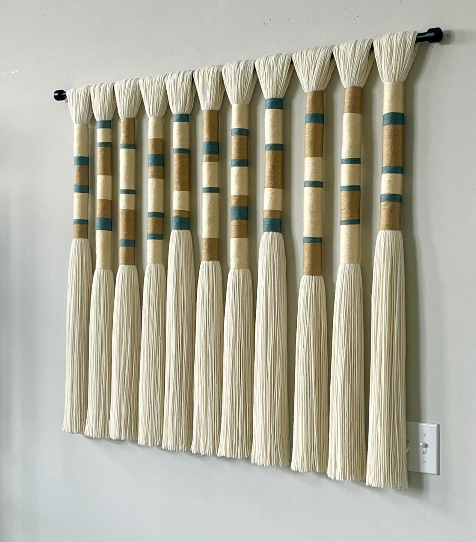 Made to Order/neutral Wall Hanging/yarn Art Wall Hanging/office Decor ...