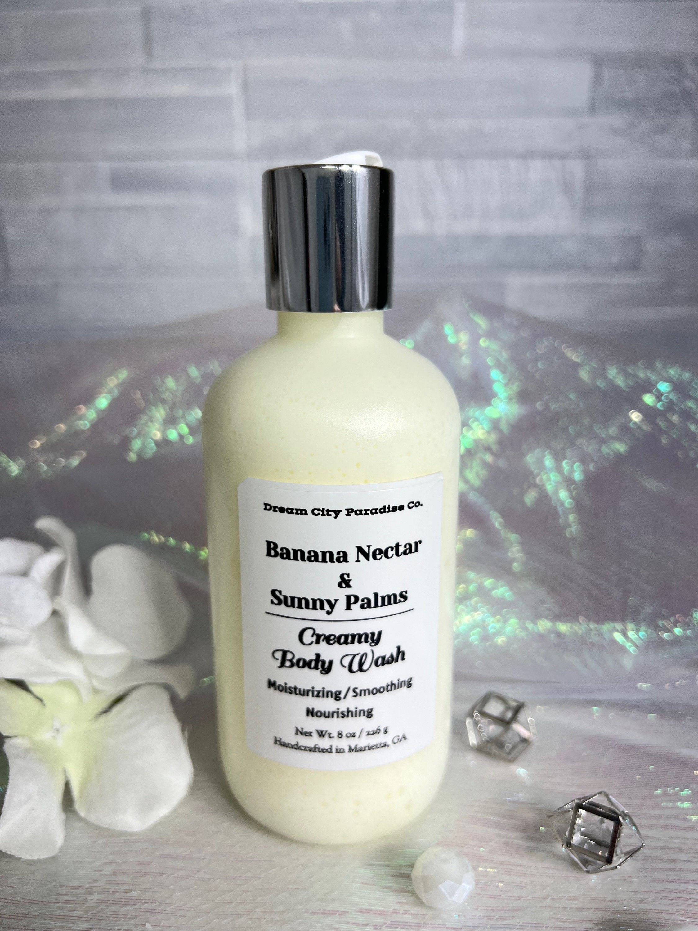Banana Nectar & Sunny Palms Creamy Body Wash - Etsy