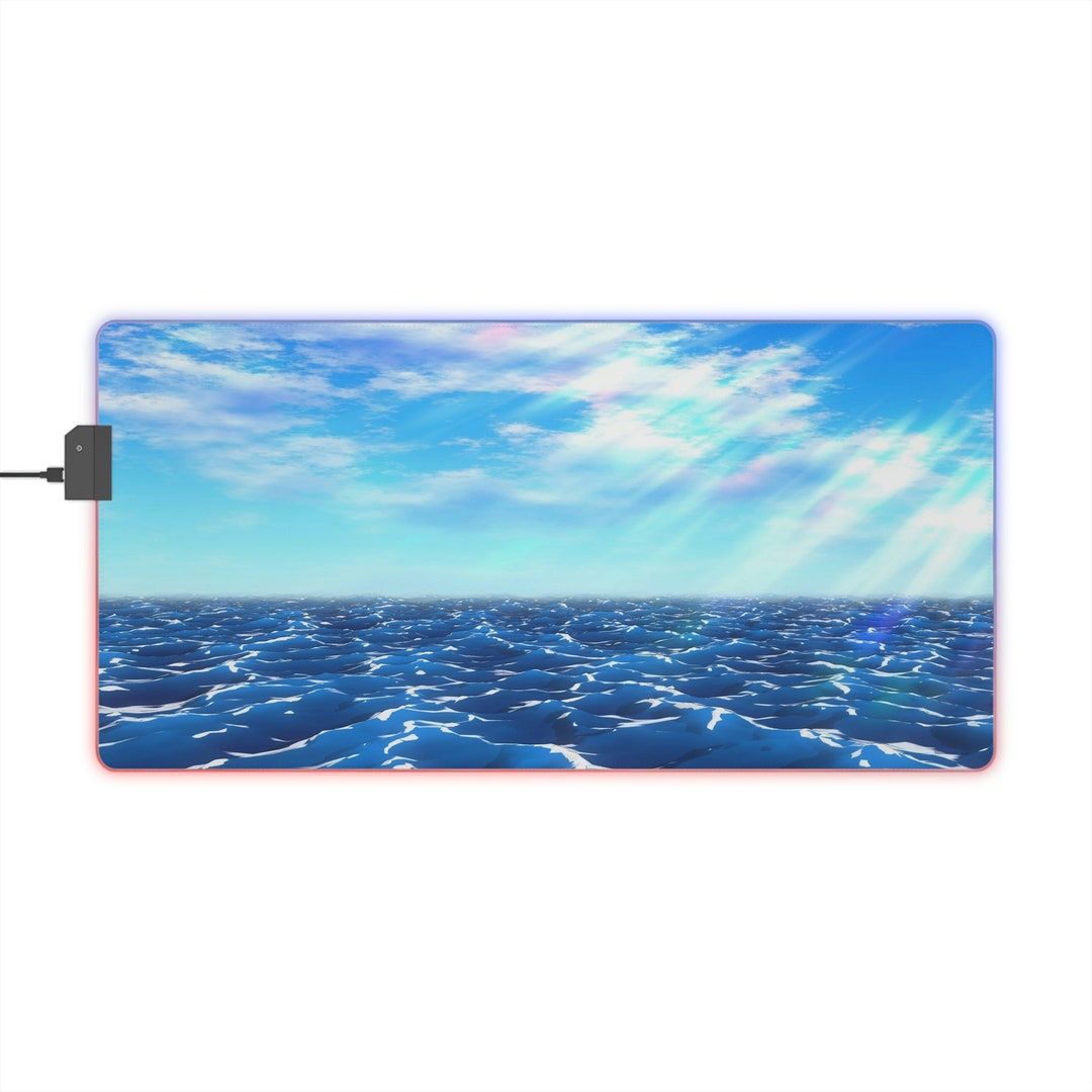 LED Gaming Mouse Pad / Ocean Animation Style / RGB Gaming Mousepad - Etsy
