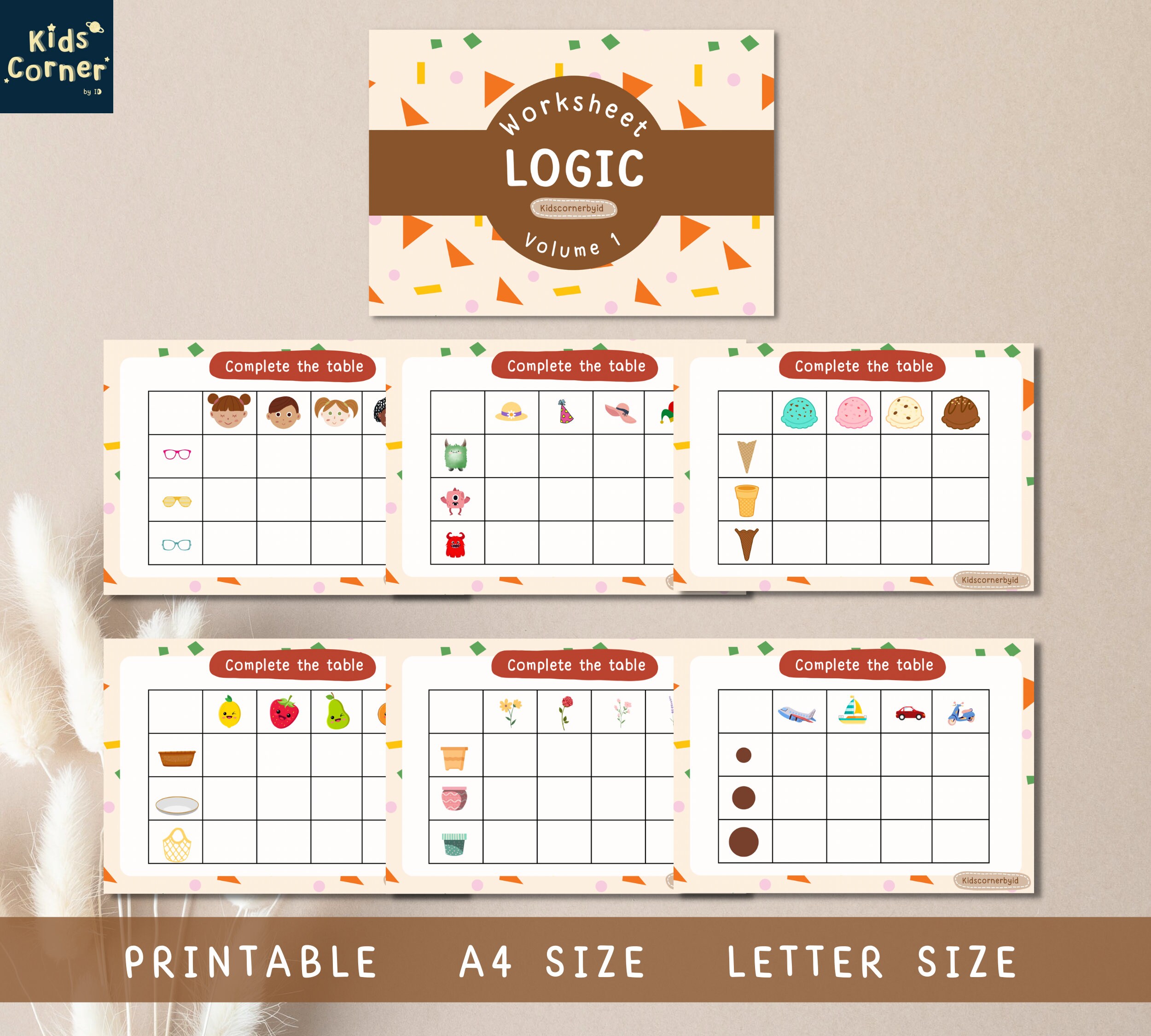 Preschool Worksheets, Printable Logic Practice, Preschool Curriculum ...