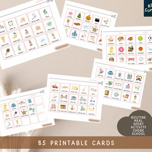 Chore Chart for Kids, Montessori Printable Toddler Activities to Do ...