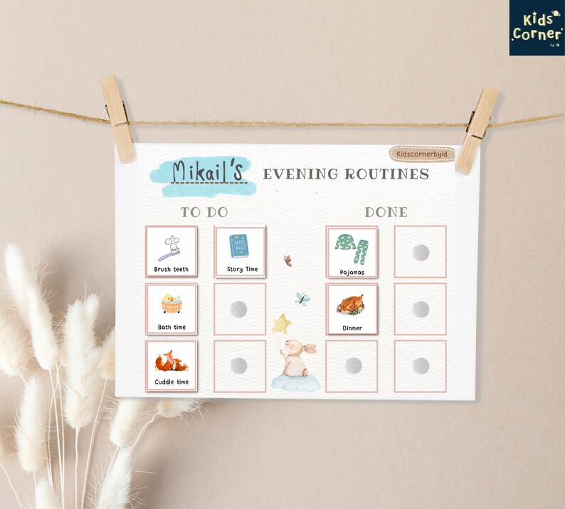 Chore Chart for Kids, Montessori Printable Toddler Activities to Do ...