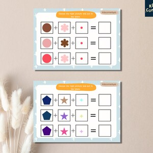 Printable Preschool Worksheet for Kids Homeschool Activity Learning ...