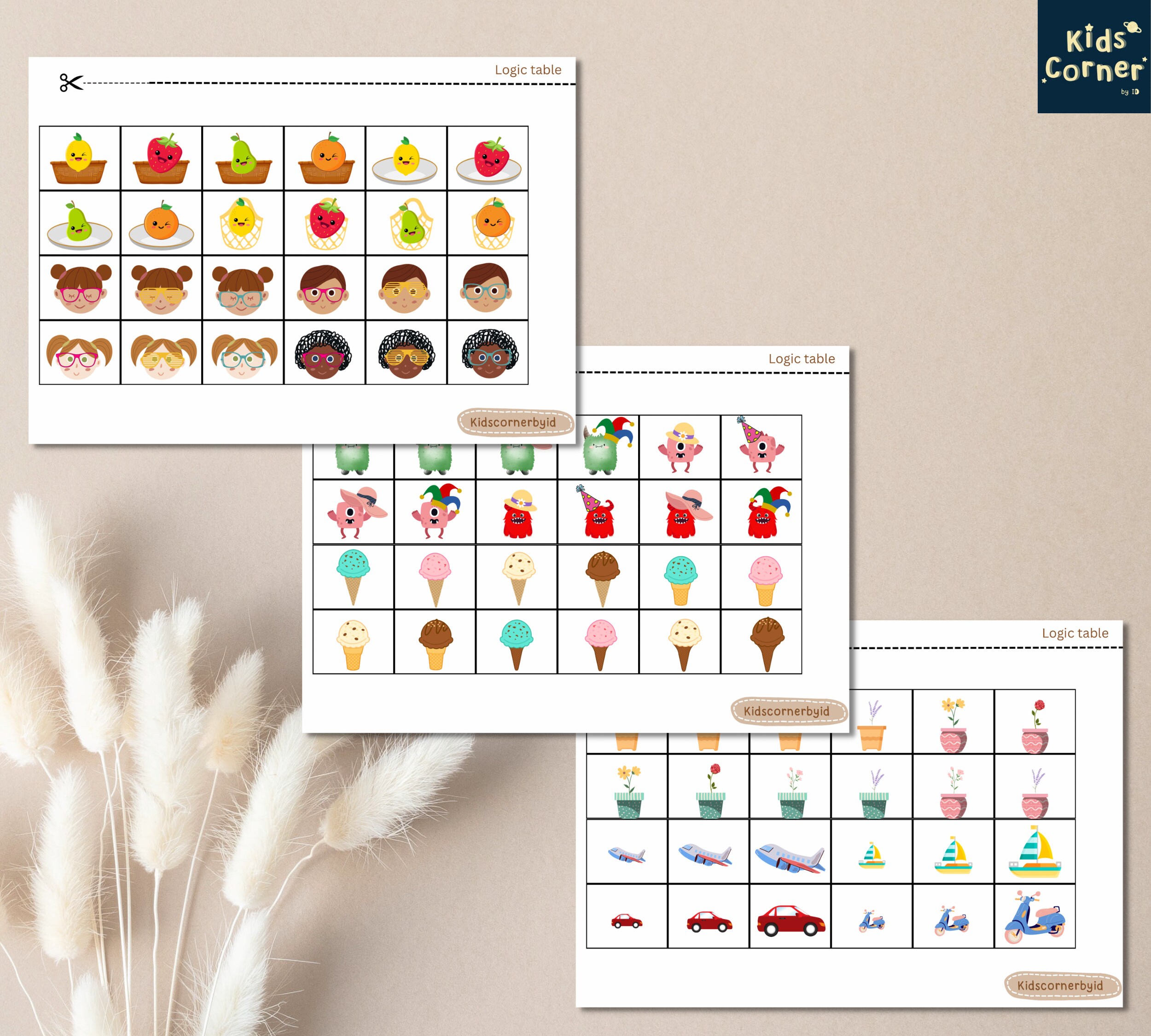 Preschool Worksheets, Printable Logic Practice, Preschool Curriculum ...