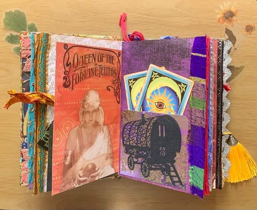 Handmade Vintage Gypsy Fortune Teller Theme Junk Journal - Etsy