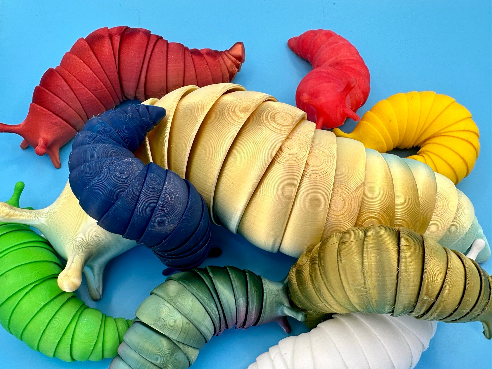 Articulated Slug Fidget Toy - Etsy