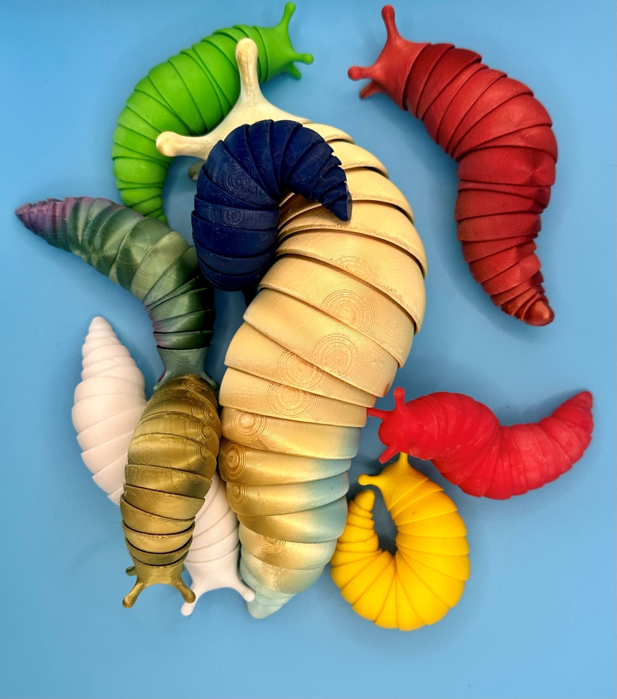 Articulated Slug Fidget Toy - Etsy