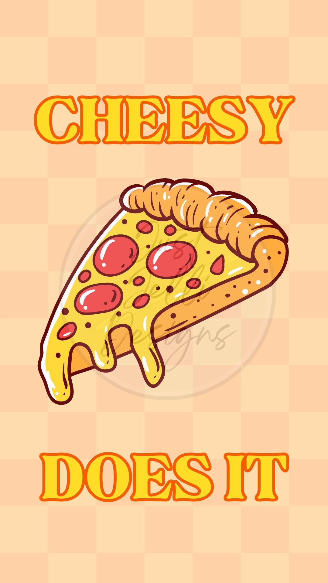 Cheesy Does It Downloadable Phone Wallpaper - Etsy