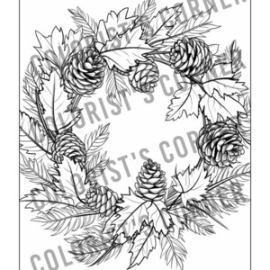 30 Pages Autumn Charm Country Fall Coloring Book Adult Coloring Pages ...
