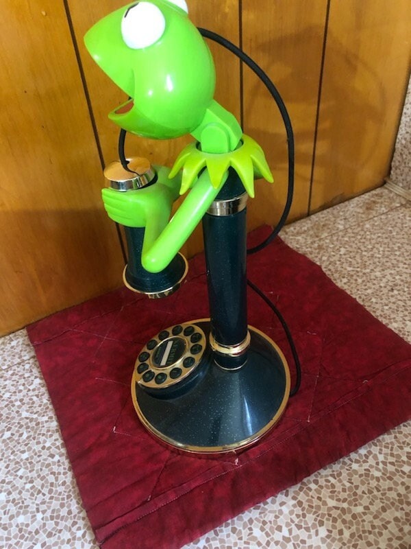 The Muppets-kermit the Frog Corded candlestick - Etsy