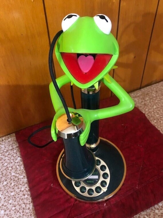 The Muppets-kermit the Frog Corded candlestick - Etsy