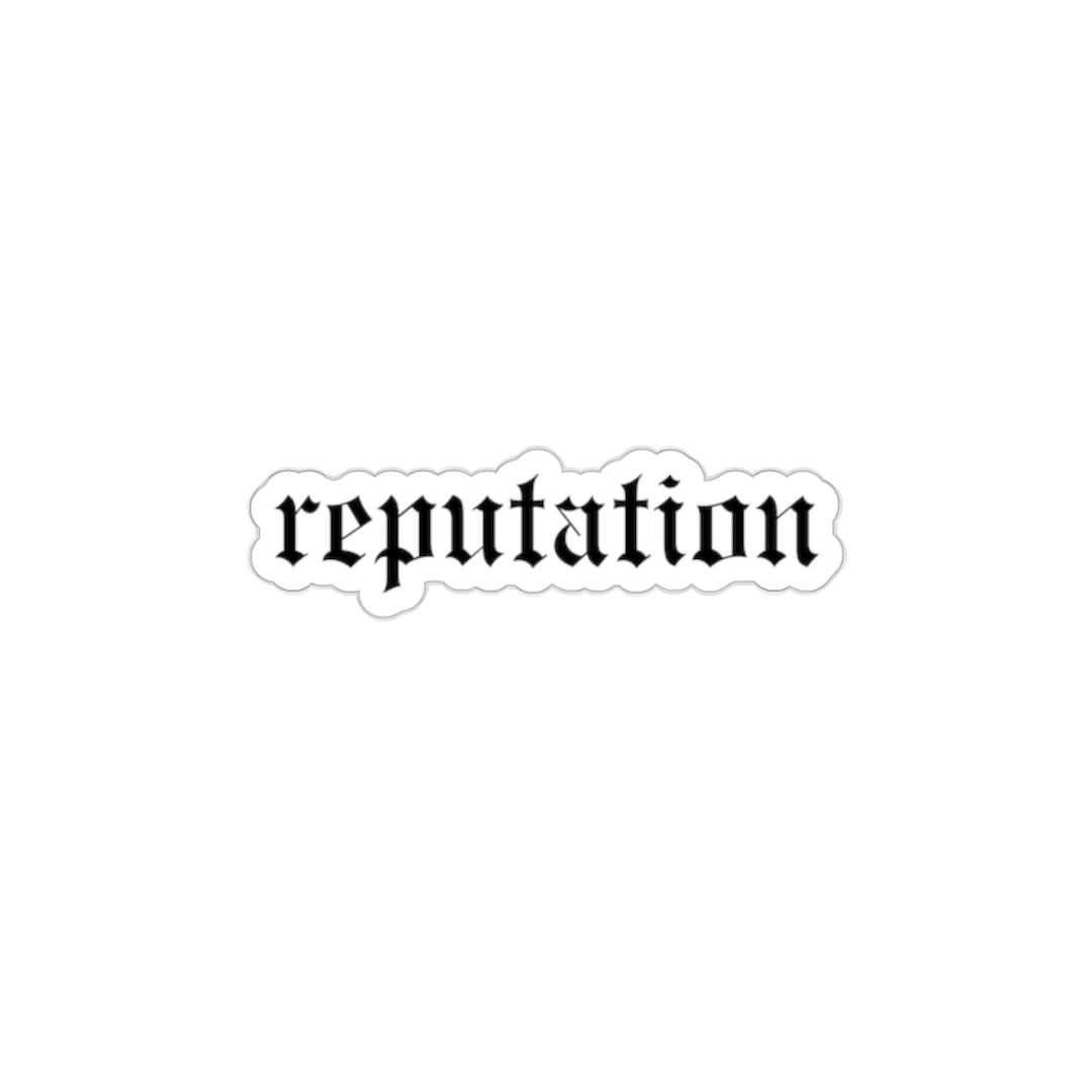 Taylor Swift Reputation Album Design Minimalist Reputation Font ...
