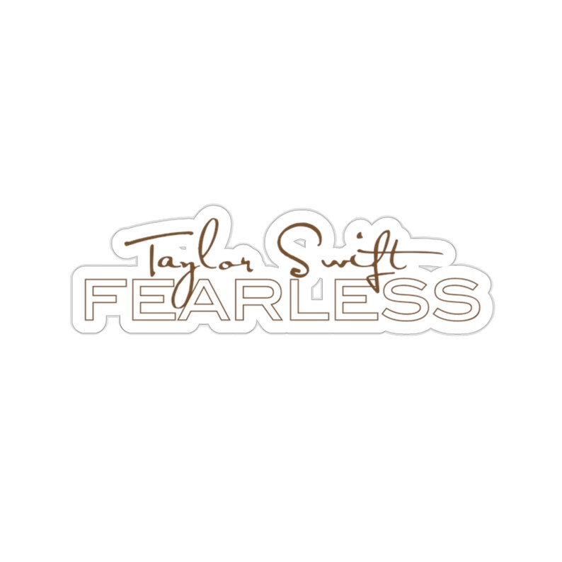 Taylor Swift Fearless Album Design Minimalist Fearless Font Printable ...