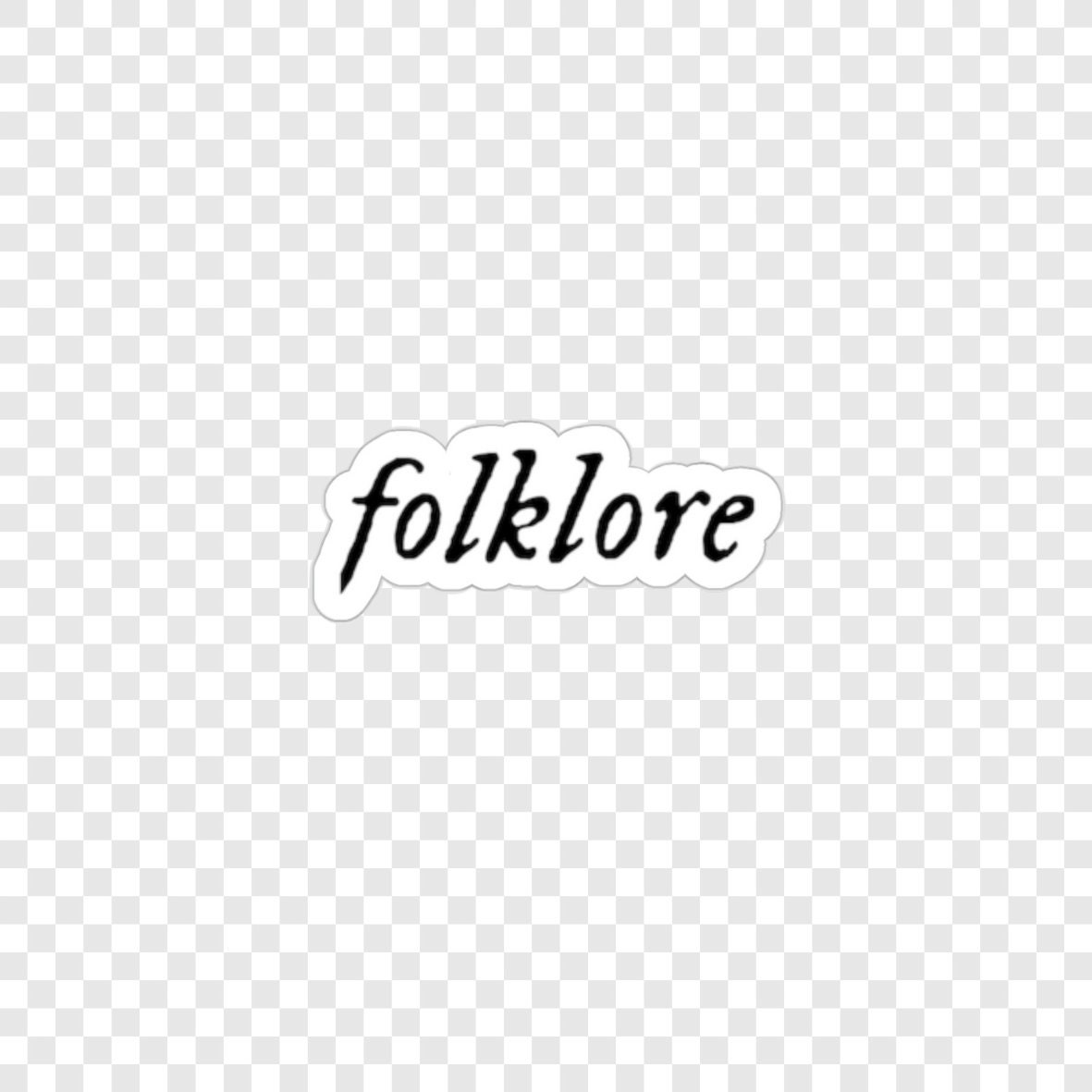 Taylor Swift Folklore Album Design Minimalist Folklore Font Printable ...