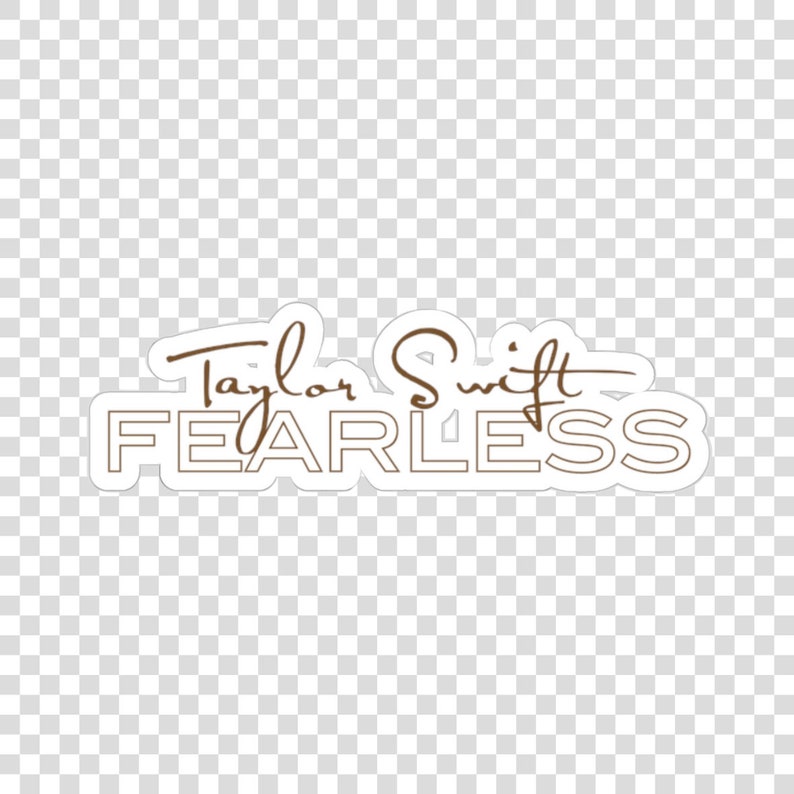 Taylor Swift Fearless Album Design Minimalist Fearless Font Printable ...
