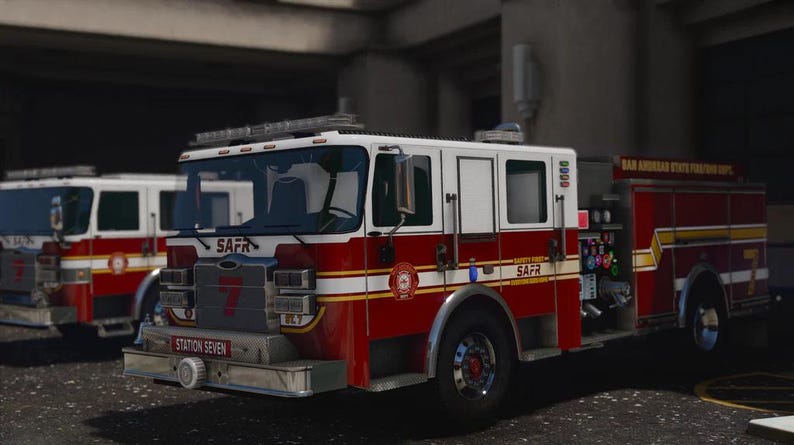 2024 Pumper Fire Truck Fivem GTA 5 | High Quality & High Detail - Etsy ...
